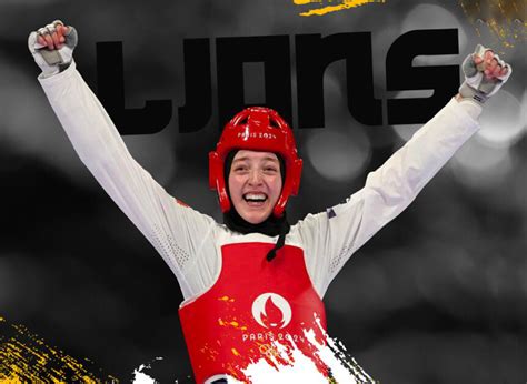 Olympische Bronzen Medaillewinnares Sarah Chaâri Te Gast Bij Lions