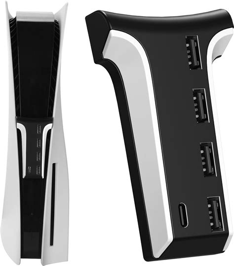 Amazon Com 5 Ports USB Hub For PS5 USB 2 0 Hub High Speed Expansion USB Charger Splitter