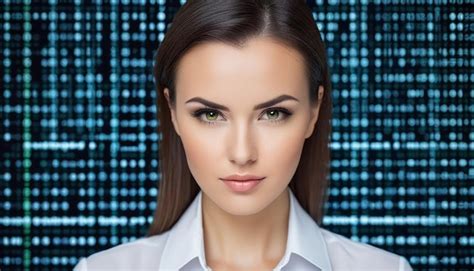 Premium Photo Portrait Business Woman Information Security Analyst