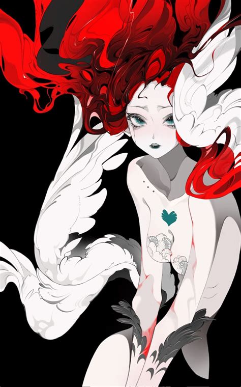 Cirrika Original Highres 1girl Aegyo Sal Black Background Black