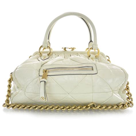 Marc Jacobs Patchwork Stam Ivory 33710 Fashionphile