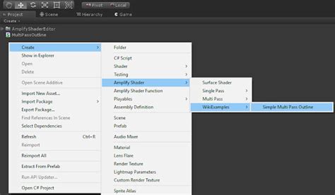 Уроки Unity3D и Daz3D Описание Шаблонов Amplify Shader Editor ASE