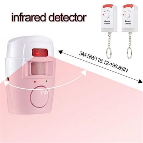 Wireless Remote Controlled Mini Alarm With Ir Infr Grandado