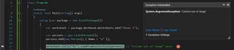 LoadFromCollection Does Not Work With IEnumerable Issue JanKallman EPPlus GitHub