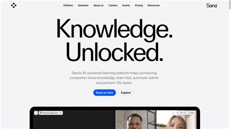 Sana Ai 驱动的学习平台，用于知识分享、自动化和更快的性能。