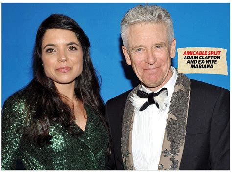 U2 Bass Player Adam Clayton And Wife Mariana Teixeira De Carvalho