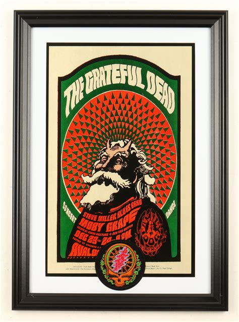 The Grateful Dead 1970 Chicago Tour Custom Framed Concert Poster