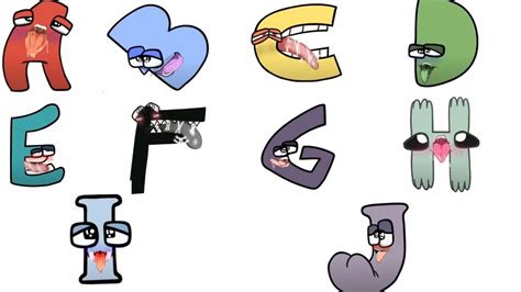 Alphabet Lore But Ahegao Transform YouTube