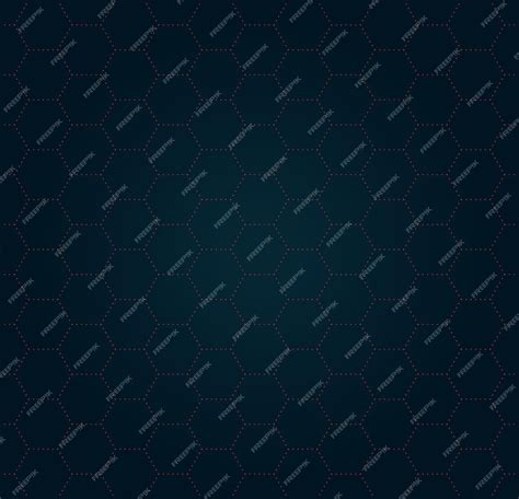 Premium Vector Vr Hud Futuristic Interface Hexagons Grid Hexagonal Linear Head Up Display