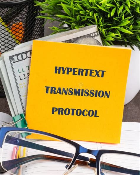 Visual Representation Highlighting Hypertext Transmission Protocol As A Key Technology In