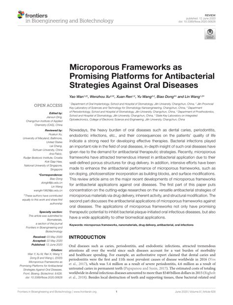 Pdf Microporous Frameworks As Promising Platforms For Antibacterial