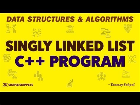 Free Video C Program To Implement Singly Linked List Data Structure