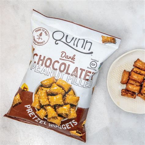 Quinn Gluten Free Peanut Butter And Chocolate Filled Pretzel Nuggets 65 Oz