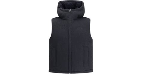 Gucci Reversible Bouclã Wool Gilet In Black Lyst Uk