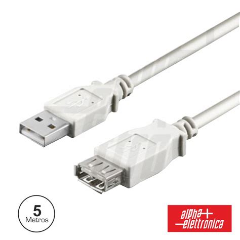 CABO USB A MACHO USB A FÊMEA M BRANCO POLYBAG Ledistronica Lda