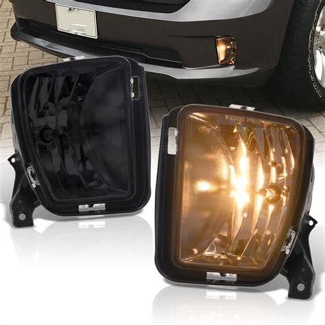 Dodge Ram 1500 2013 2018 Front Fog Lights Smoked Len Includes Switch