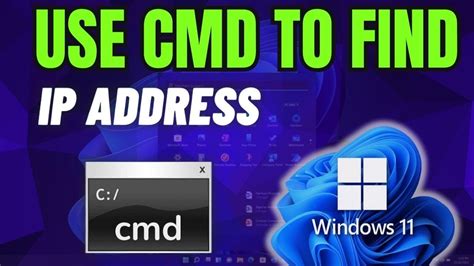 How To Find Ip Address Using Command Prompt Cmd Youtube
