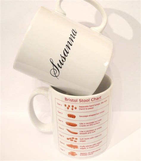Bristol Stool Chart Personalised Mug Coffee Cup Nurse Carer T