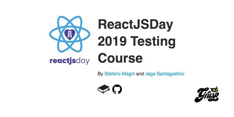 GitHub NoriSte Reactjsday Testing Course React Testing Course Created For The Italian