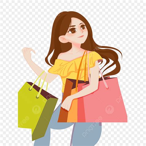 쇼핑 무료 일러스트 클립 아트 패션 소녀 소녀 클립 아트 쇼핑백 아름다운 가방 Png 일러스트 및 Psd 이미지 무료 다운로드 Pngtree