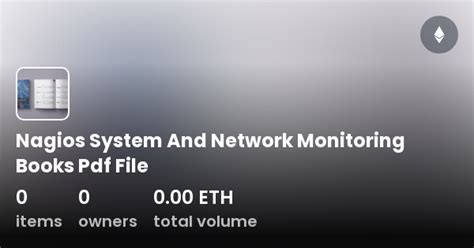 Nagios System And Network Monitoring Books Pdf File Collection Opensea