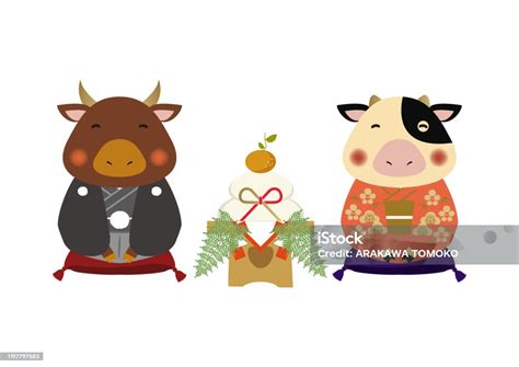 일본식 소 캐릭터 조디악 클립 아트입니다 새해 시즌에 대한 소와 황소 벡터 아트 0명에 대한 스톡 벡터 아트 및 기타 이미지