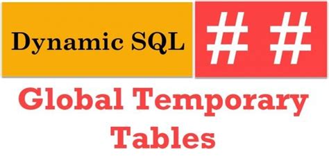 Sql Server Dynamic Sql And Global Temporary Tables Sql Authority