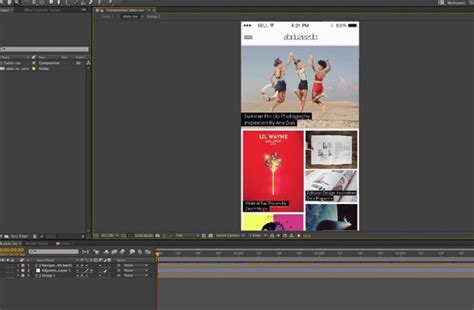 After Effects Tutorials For Animated UI And UX Design