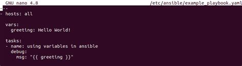Ansible Playbook Create And Configure Playbooks Examples