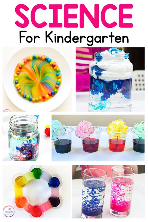 Kindergarten Science Experiments Worksheets Library