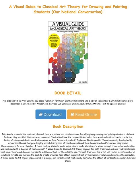 Pdf Download A Visual Guide To Classical Art Theory For