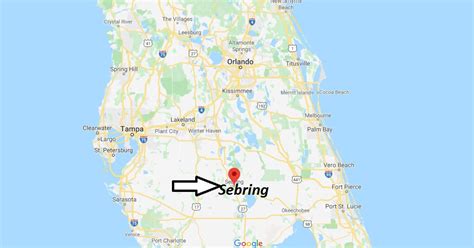 Sebring Florida Map