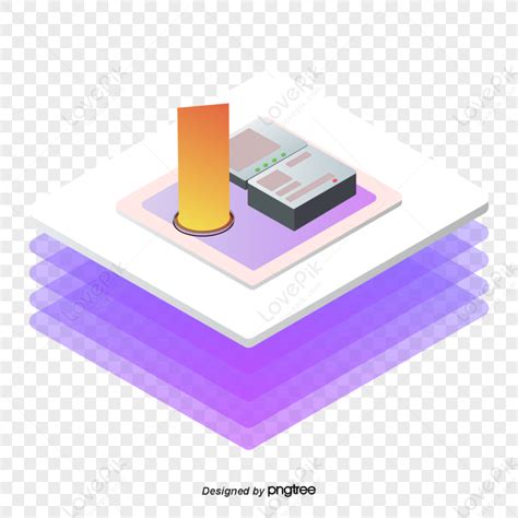 Blue Business Intelligence Office Scene Equipment Geometric Intelligent Office Business