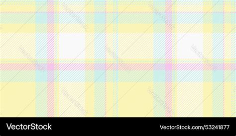 Elementary Pattern Seamless Plaid Plain Textile Vector Image