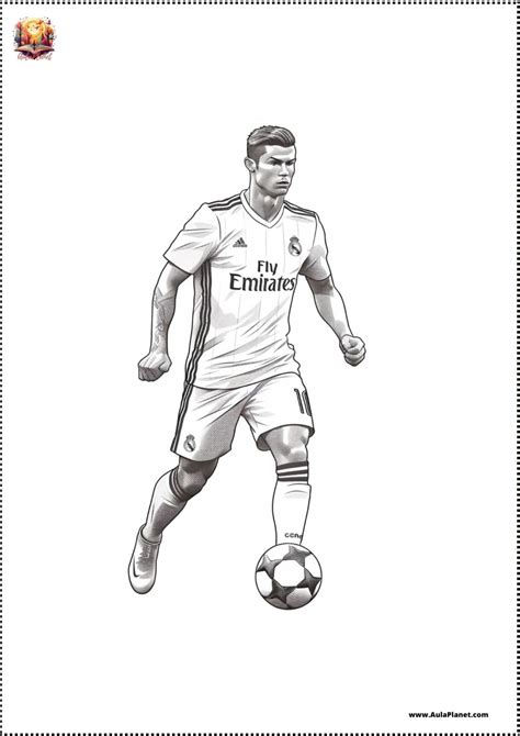 Dibujos De Cristiano Ronaldo Para Colorear Descarga Gratis