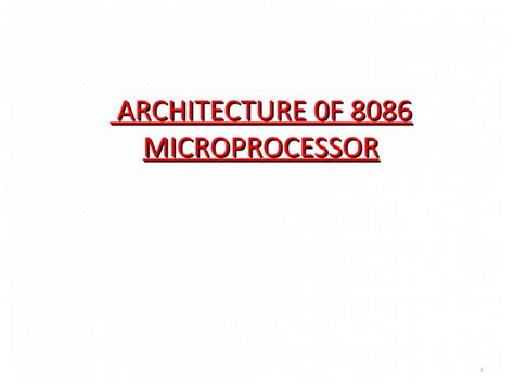 Interfacing Memory With 8086 Microprocessor Pptx