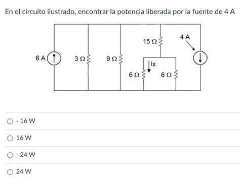 Solved In The Illustrated Circuit Find The Power Chegg