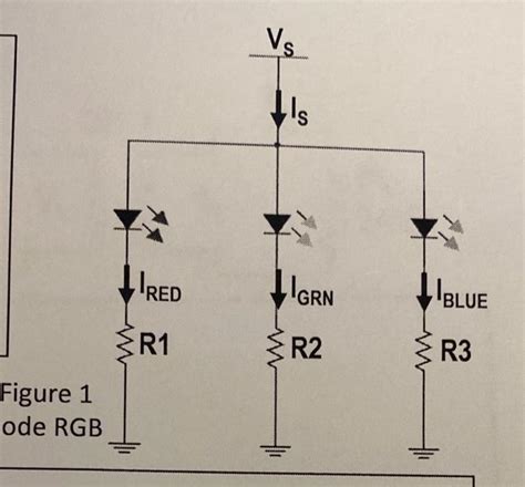 Solved Problem 3 The Common Anode Rgb Leds In Figure 1 Are