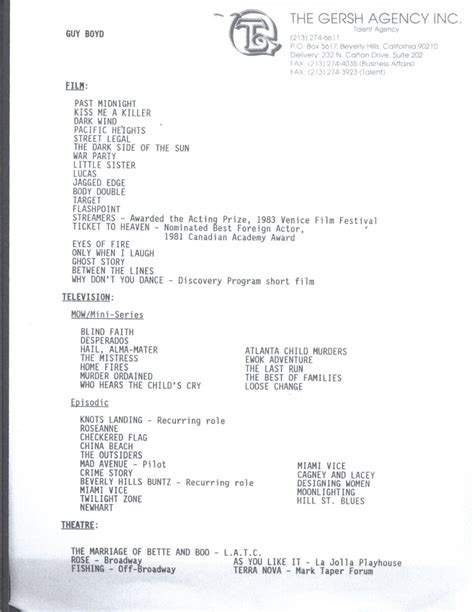 Guy Boyd Classic Actor