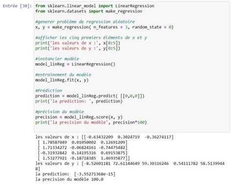 Tuto Python And Scikit Learn La Régression Linéaire Tutoriel Python
