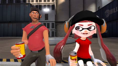 Gmod Tf2 Splatoon Scout And Inkling Scout By Superfiregmod On Deviantart