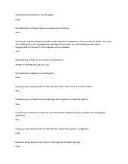 PSYC Unit Test Quiz Main Docx Self Talk Is The Positivity In Our Thoughts False Self