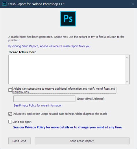 Photoshop Cc 2019 Crashes At Open Adobe Support Community 10349030