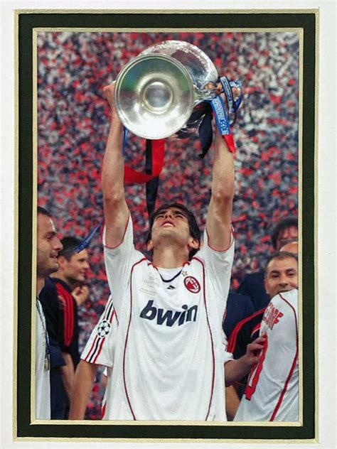 Authentically Signed Kaka Signed Shirt Ac Milan 2007 Mounts And