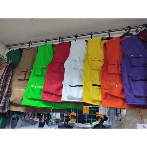 Full Pocket Chaleco Vest With Back Pocket Shopee Philippines