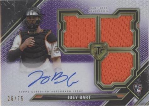 2021 Topps Triple Threads Rookie And Future Phenom Autographed Relics