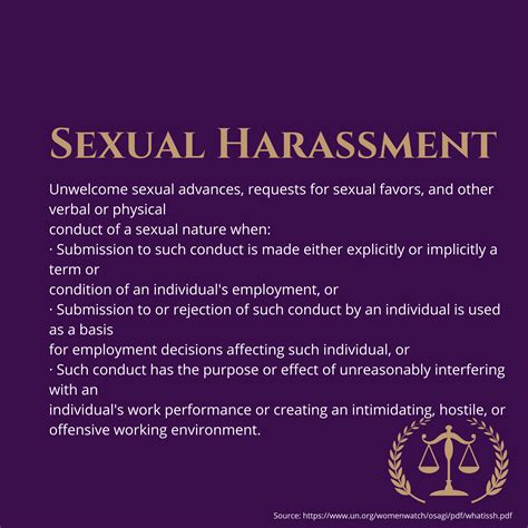 Philosophito What Is Sexual Harassment 🤔 Unwelcome Sexual Advances