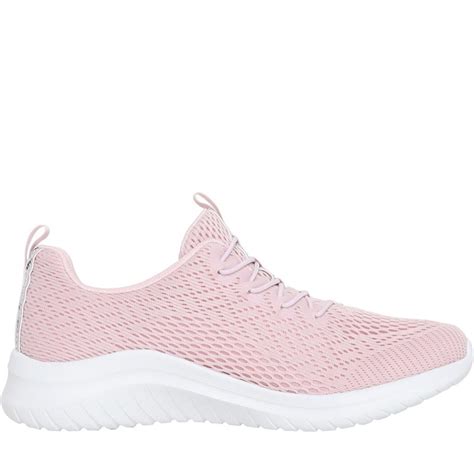 Buy Skechers Womens Ultra Flex 20 Lite Groove Trainers Light Pink