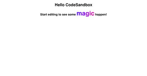 ⚡️ Framer Motion 🏖️ Codesandbox Codesandbox