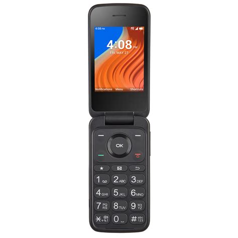 Tracfone Tcl Flip 2 8gb Black Prepaid Flip Phone Locked Tanga